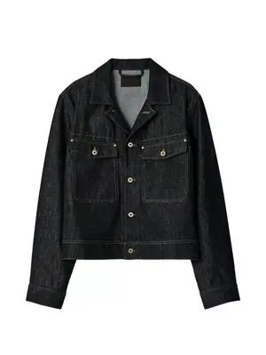 LEMAIRE Trucker Jacket In Slate Denim - Blue