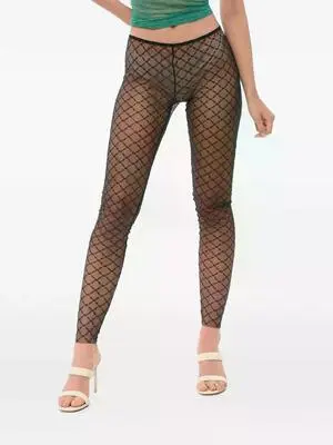 Dsquared2 Sequin-embroidered Mesh Tights