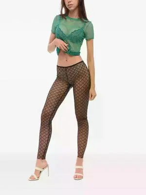 Dsquared2 Sequin-embroidered Mesh Tights