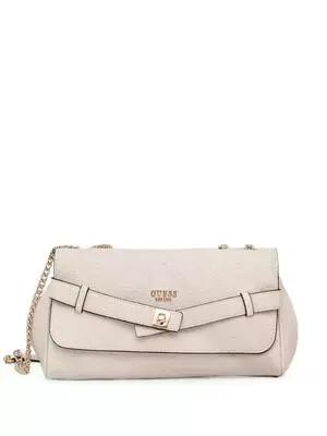 Guess Ella Twist-lock Crossbody Bag - Neutrals