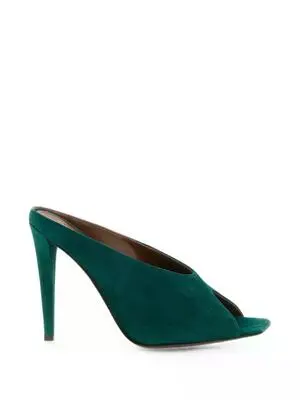 GIUSEPPE ZANOTTI Intriigo Cluedo Suede Sandals - Green