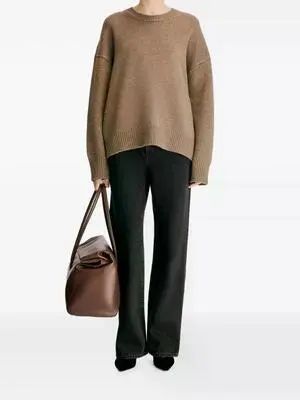Loulou De Saison Oversized Cashmere Sweater - Brown