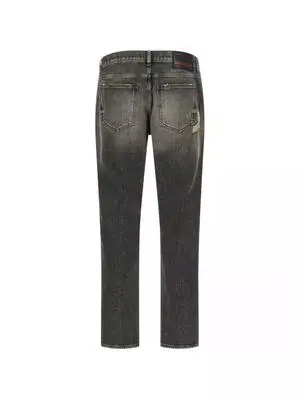 DIESEL® D-strukt Destroyed-effect Jeans