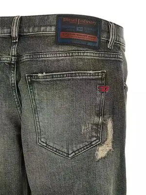 DIESEL® D-strukt Destroyed-effect Jeans