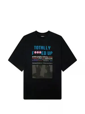 Astrum Graphic-print T-shirt - Black
