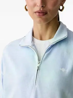 Gant Quarter-zip Logo Embroidered Sweater