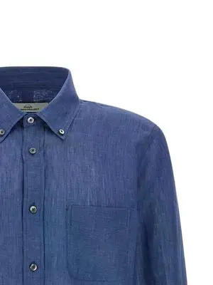 RIVIERA Button-down Linen Shirt