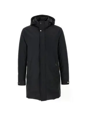 MOORER Padded Parka - Blue