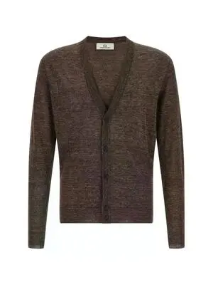 RIVIERA Mélange Knit V-neck Cardigan