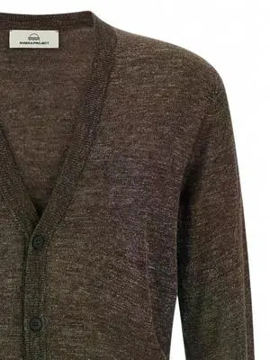 RIVIERA Mélange Knit V-neck Cardigan
