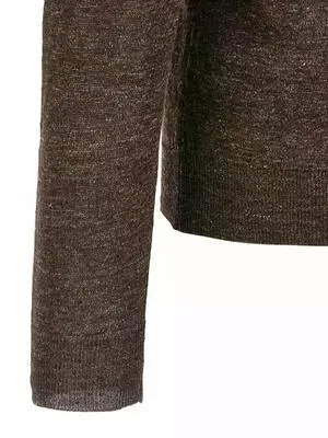RIVIERA Mélange Knit V-neck Cardigan