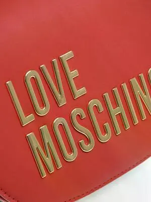 Moschino Logo Lettering Shoulder Bag