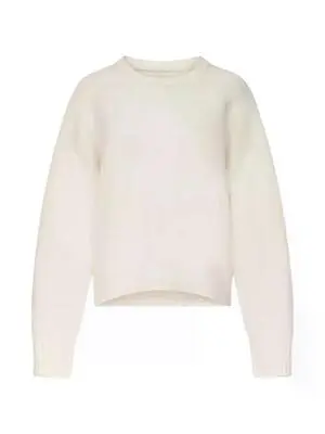 Loulou De Saison Breha Crew-neck Sweater - White