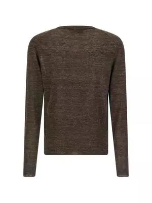 RIVIERA Melange V-neck Sweater - Brown