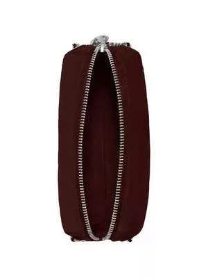 Tory Burch Fleming Suede Soft Crossbody Bag - Red