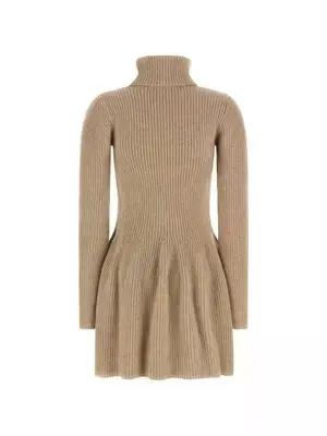 Magda Butrym Ribbed-knit Cashmere Mini Dress