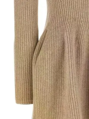 Magda Butrym Ribbed-knit Cashmere Mini Dress