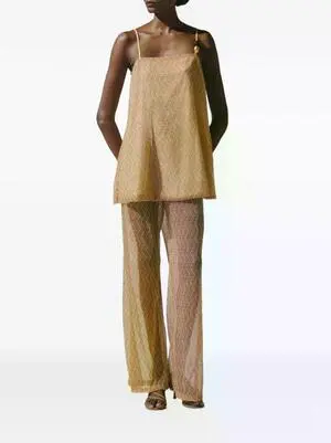 BAOBAB Porto Bead-embellished Blouse - Yellow