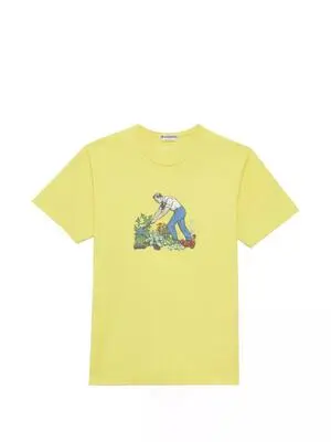 JW Anderson Gardener Graphic-print T-shirt - Yellow