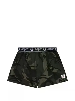 AAPE BY *A BATHING APE Moonface Logo-print Boxer Shorts