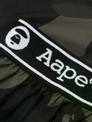 AAPE BY *A BATHING APE Moonface Logo-print Boxer Shorts