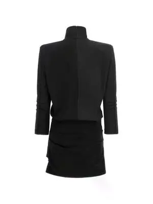 Attico Cut-out Draped Mini Dress