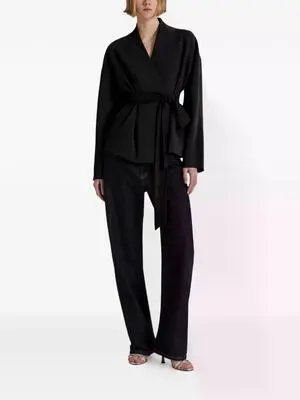 Alberta Ferretti Tie-waist V-neck Jacket
