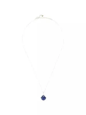 Mateo Venus Lapis Lazuli Shell Pendant Necklace With Diamonds - Gold