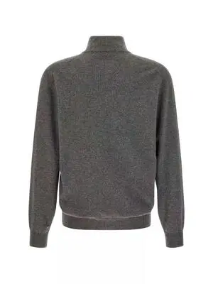 Brunello Cucinelli Cashmere Half-zip Sweater - Grey