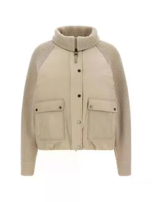 Brunello Cucinelli Monile Ribbed-knit Jacket