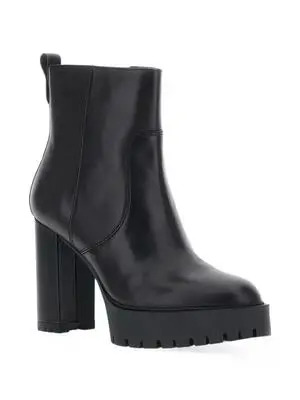 Pinko Clara Platform Block-heel Ankle Boots - Black