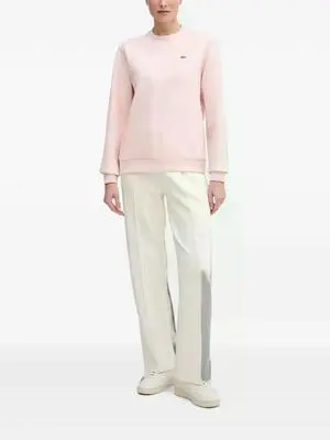 Lacoste Logo-patch Ribbed-trim Sweater
