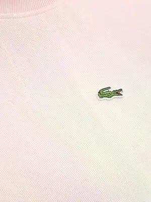 Lacoste Logo-patch Ribbed-trim Sweater