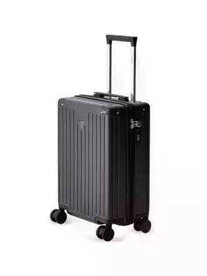 Guess Logo Plaque Suitcase - Black