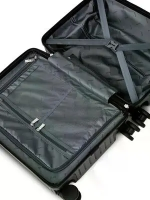 Guess Logo Plaque Suitcase - Black
