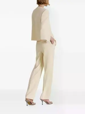 Alberta Ferretti V-neck Single-breasted Blazer