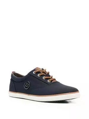 BUGATTI Logo Plaque Lace-up Sneakers