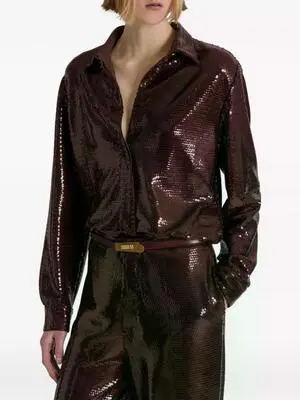 Alberta Ferretti Sequin Shirt