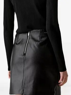 Karl Lagerfeld Asymmetric Skirt With Zip Detail