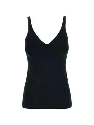 Brunello Cucinelli Monili-trim V-neck Vest Top