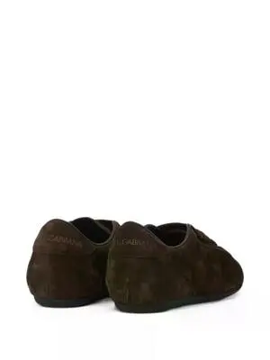 Dolce & Gabbana Suede Logo-appliqué Lace-up Sneakers