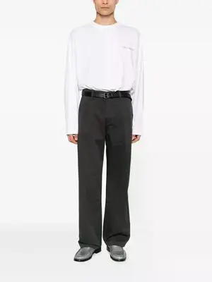 LEVI'S Pleated Detail Straight-leg Jeans