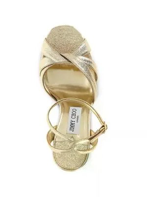 JIMMY CHOO Kove Crossover Platform Sandals