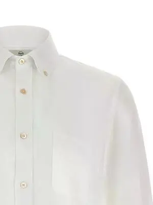 RIVIERA Button-down Linen Shirt - White