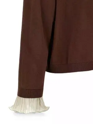Fabiana Filippi Ribbed Trim Sweater