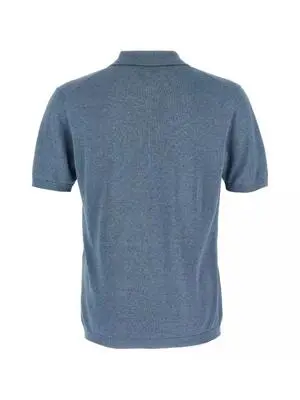 RIVIERA Mélange Open-collar Polo Shirt