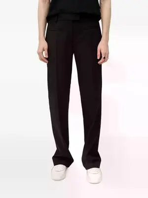 Hugo Pressed-crease Tailored Trousers - Black