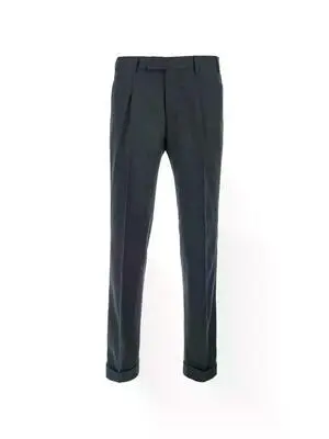 PT TORINO Tailored Trousers With Turn-up Cuffs