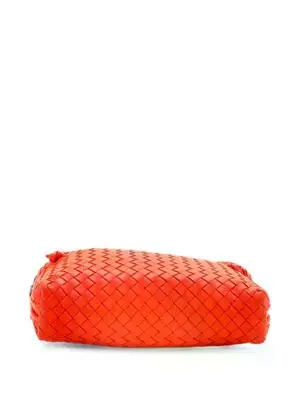 Bottega Veneta Nodini Intrecciato Nappa Small Crossbody Bag - Orange