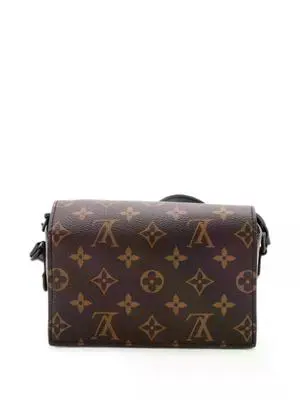 LOUIS VUITTON Steamer Wearable Wallet Macassar Monogram Canvas With Leather Crossbody Bag - Brown